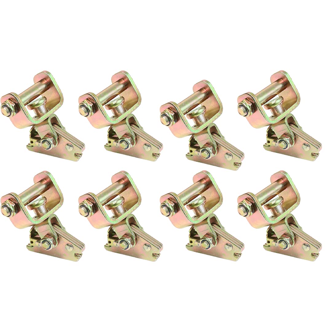 Snapklik.com : Boxer Premium E-Track Idler Swivel Tie-Down 8 Pack
