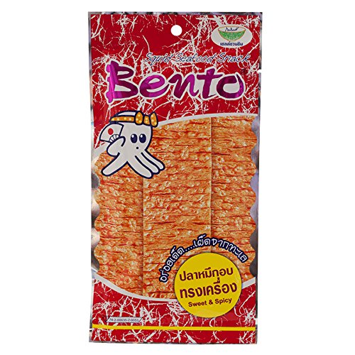Amazon.com: Bento, Squid, Seafood Snacks, Sweet & Spicy Flavour, 20 g ...
