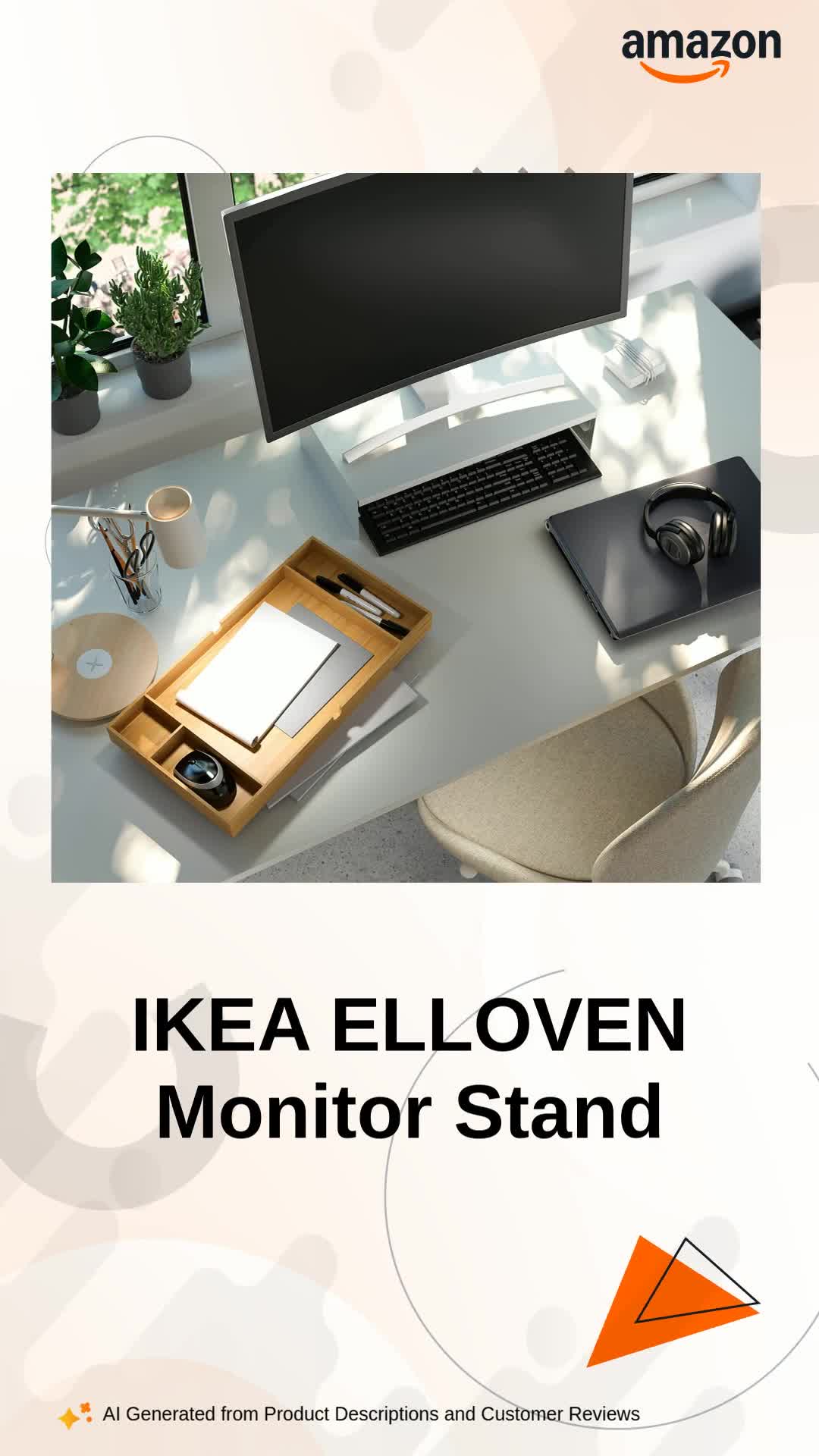 Watch IKEA ELLOVEN Monitor Stand on Amazon Live