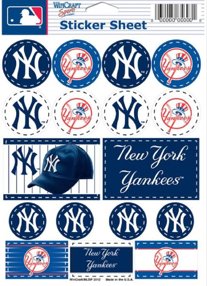 New York Yankee Logo Stickers