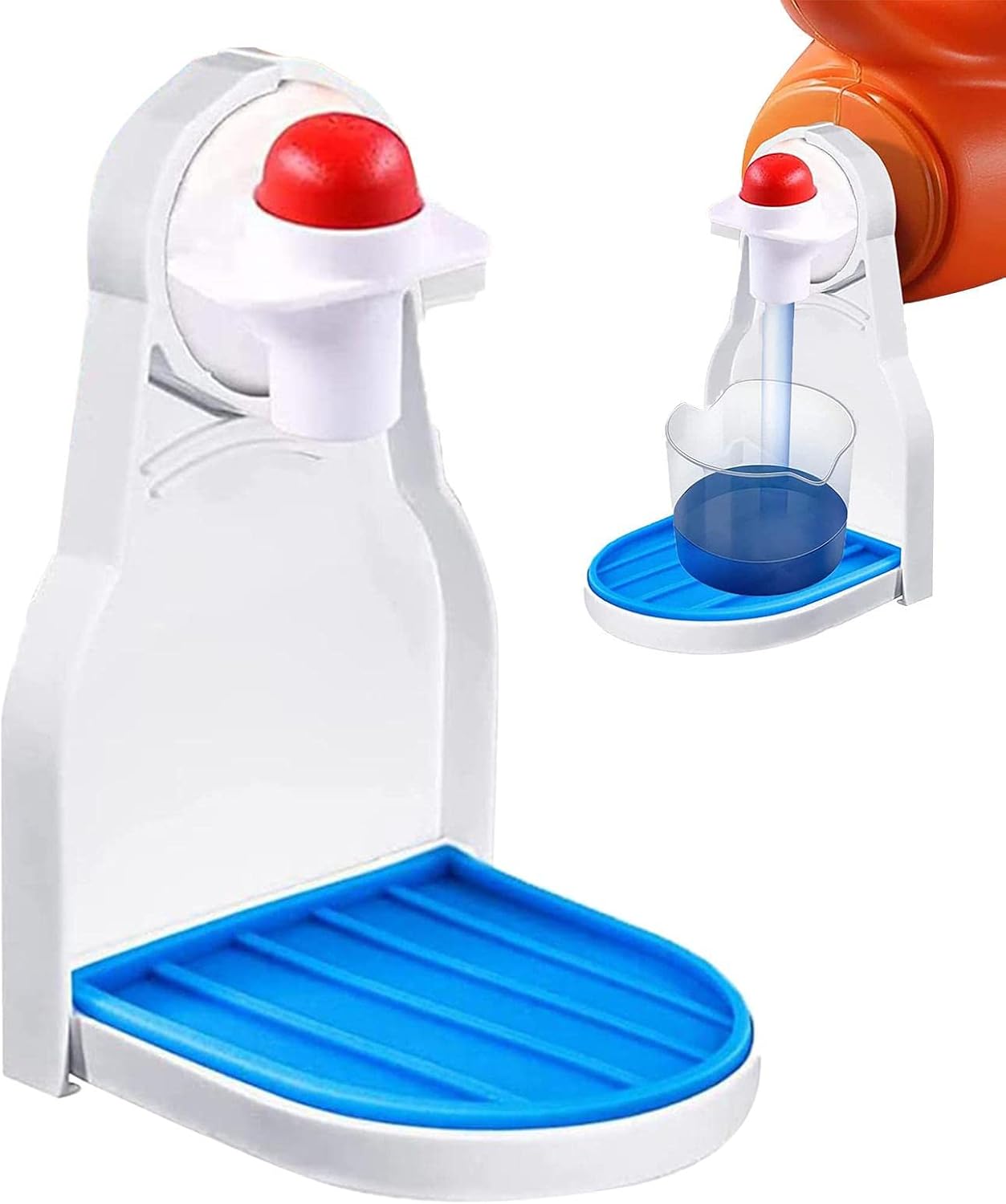 Veeteah 2 Pack Laundry Detergent Cup Holder, Soap Dispenser Drip Tray ...