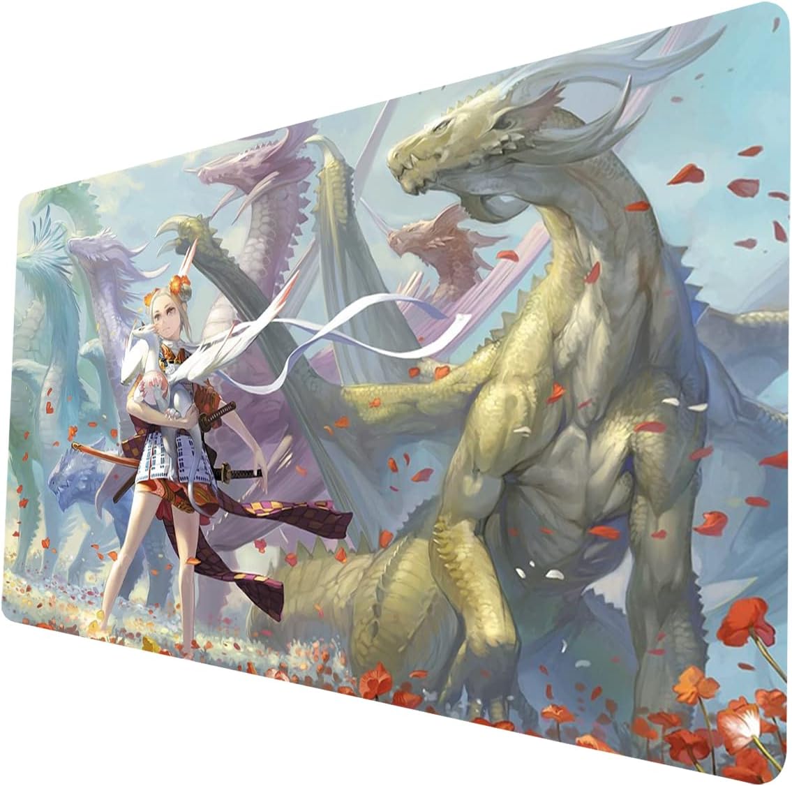 Amazon.com: Elder Dragon MTG Playmat Board Game Gamemat for RPG TCG CCG ...