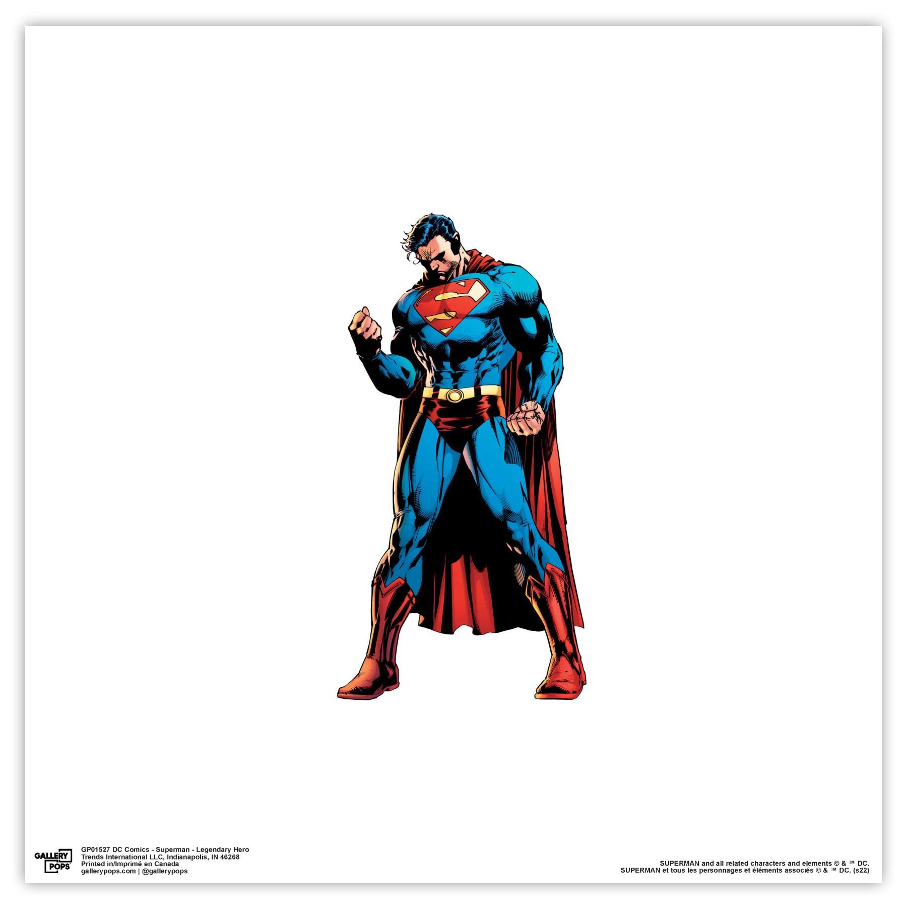 Superman Standing Drawing