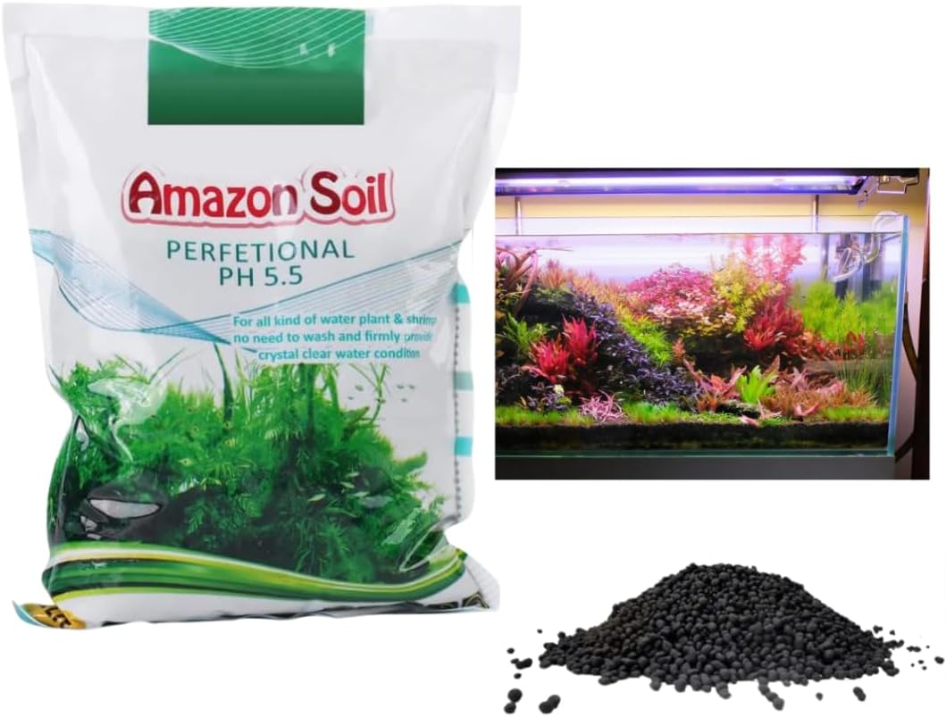 Premier Plants Aquarium Aqua Soil Planted Aquarium Substrate Aquarium Soil for Fish Tank (1 ...