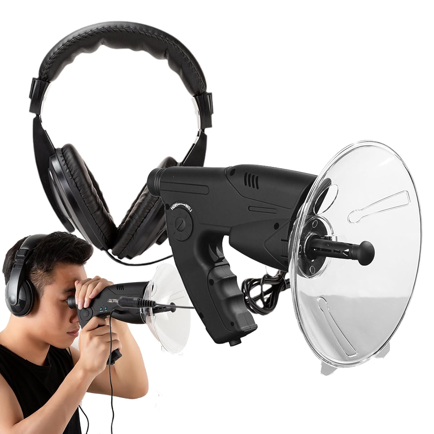 Parabolic Microphone Bird Monocular,Parabolic Microphone Bionic Ear for ...