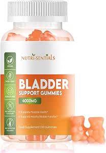 Bladder Support Supplement- 4000mg Pumpkin Seed Oil Extract Gummies to ...
