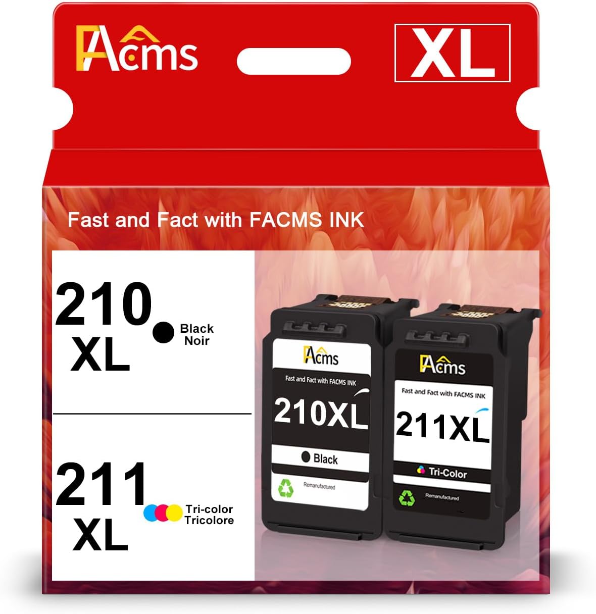 Amazon.com: Canon PG-210 XL / CL-211 XL Genuine Ink Value Pack (2 ...