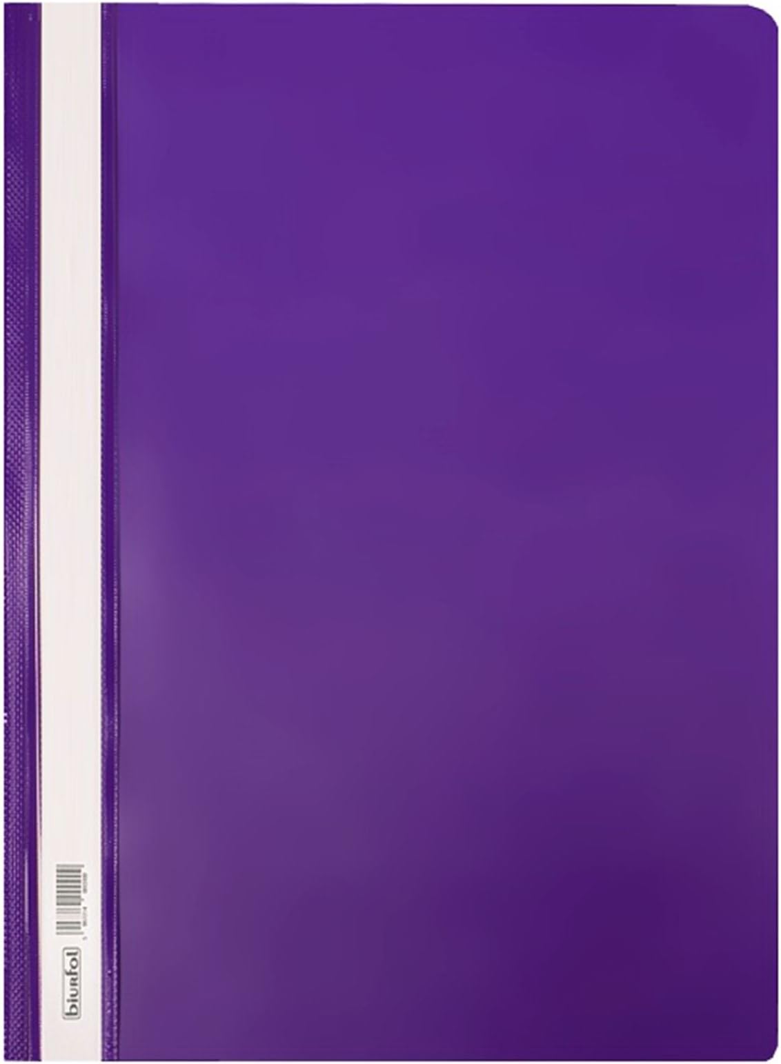 Q-Connect Polypropylene A4 Document Folder - Purple, Pack of 12 ...