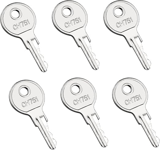 Amazon.com: 6Pcs CH751 RV Keys, Camper Keys RV Replacement Keys CH751 ...