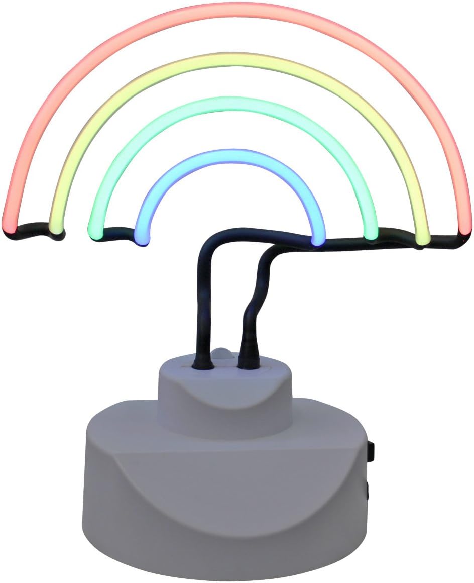 Sunology Large Neon Lamp Desk Lights (Rainbow) - Amazon.com