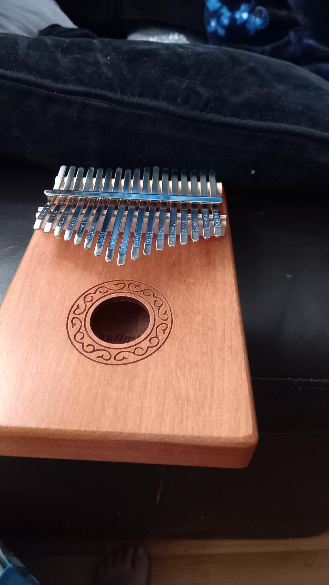 CAHAYA Kalimba 17 Keys Thumb Piano: Finger Marimba Instrument with 2 ...