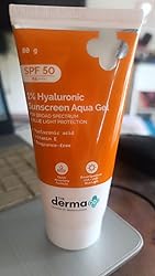The Derma Co Hyaluronic Sunscreen Aqua Ultra Light Gel With Spf 50 Pa ...