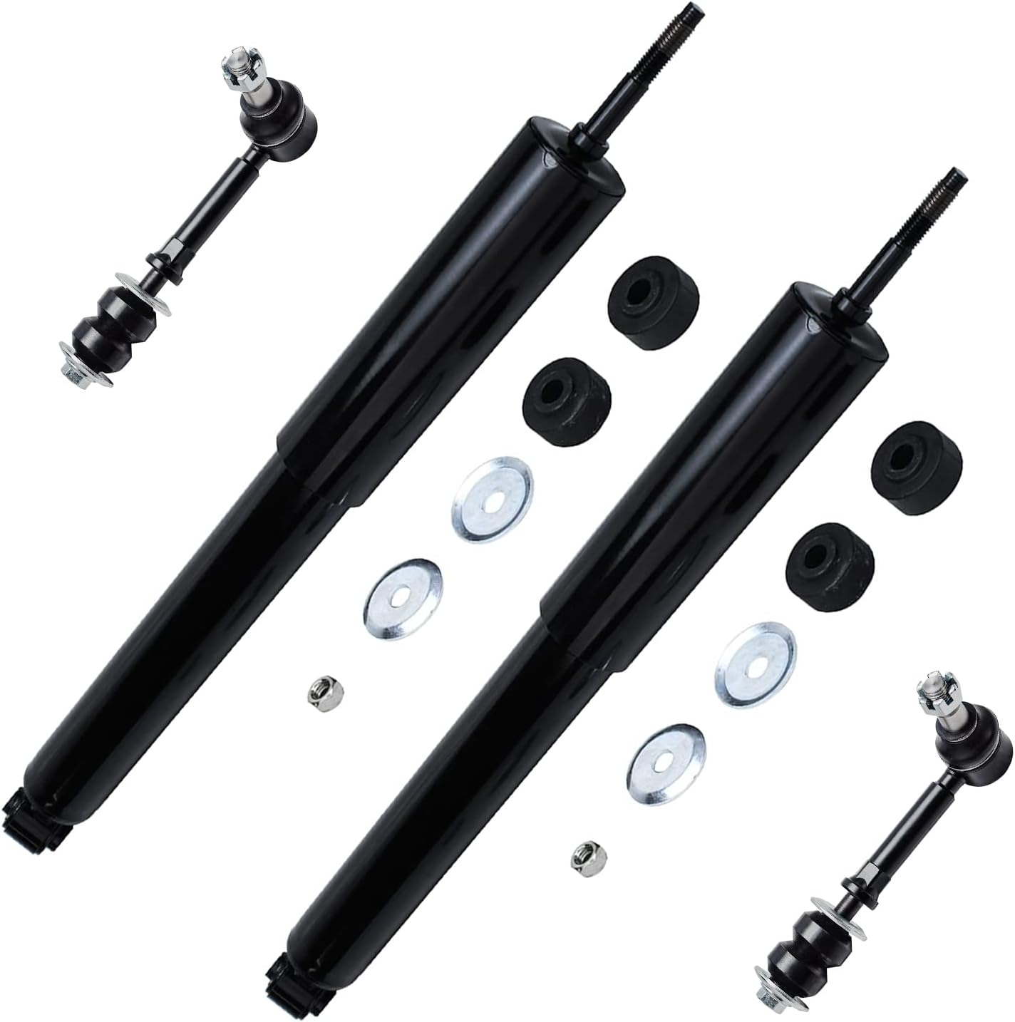 Amazon.com: Detroit Axle - 4WD Front Shock Absorbers Kit for 1995-1999 ...