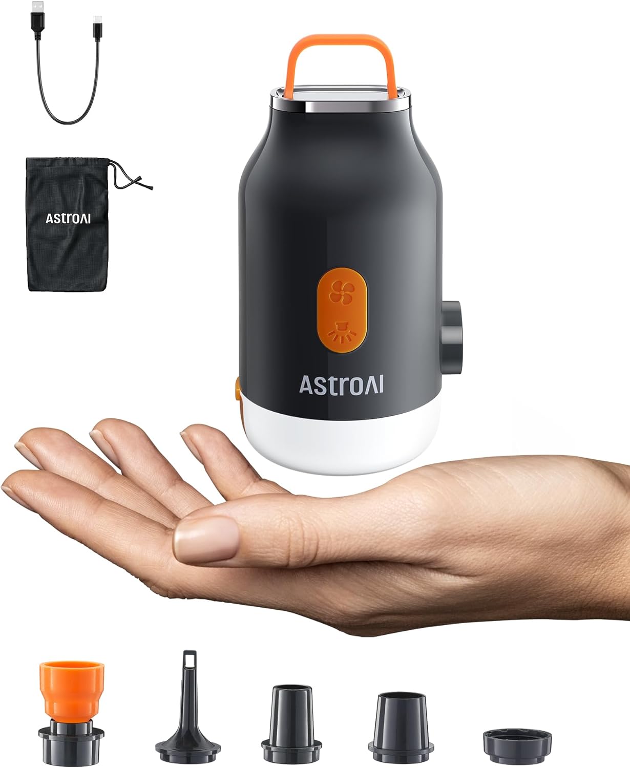 AstroAI Mini Air Pump for Inflatable, Air Mattress Pump with ...