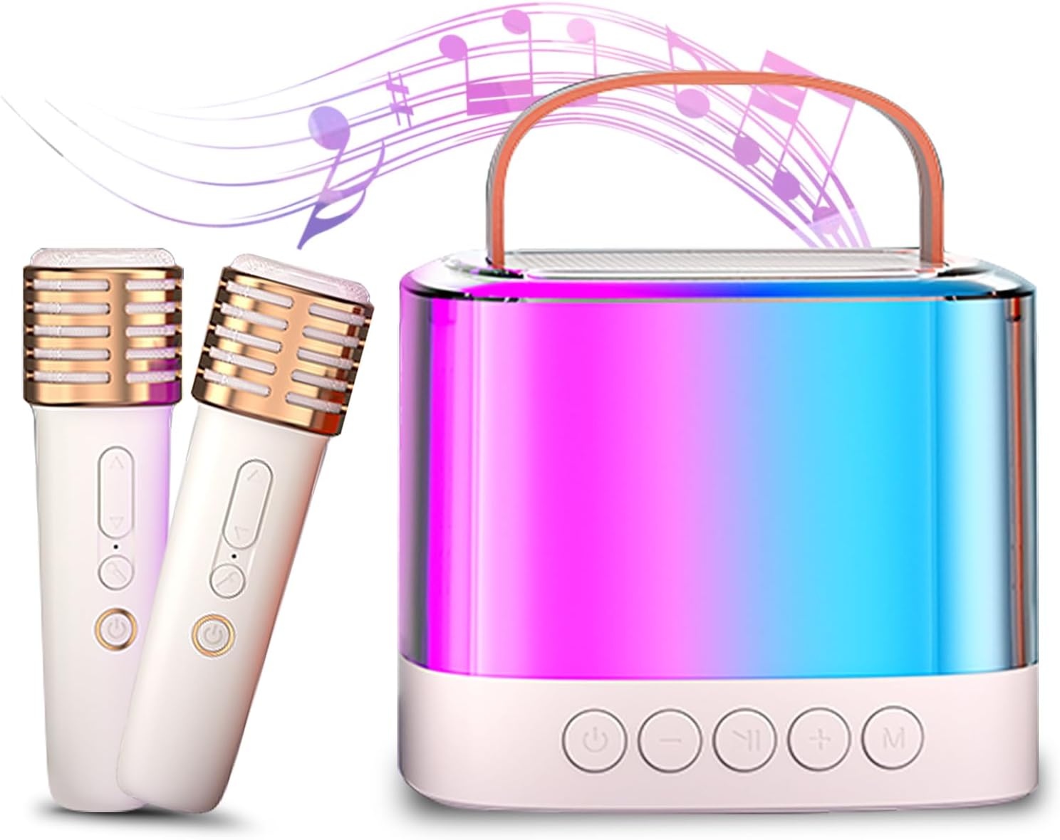 Amazon.com: Mini Karaoke Machine - Bluetooth Portable Karaoke Speaker ...