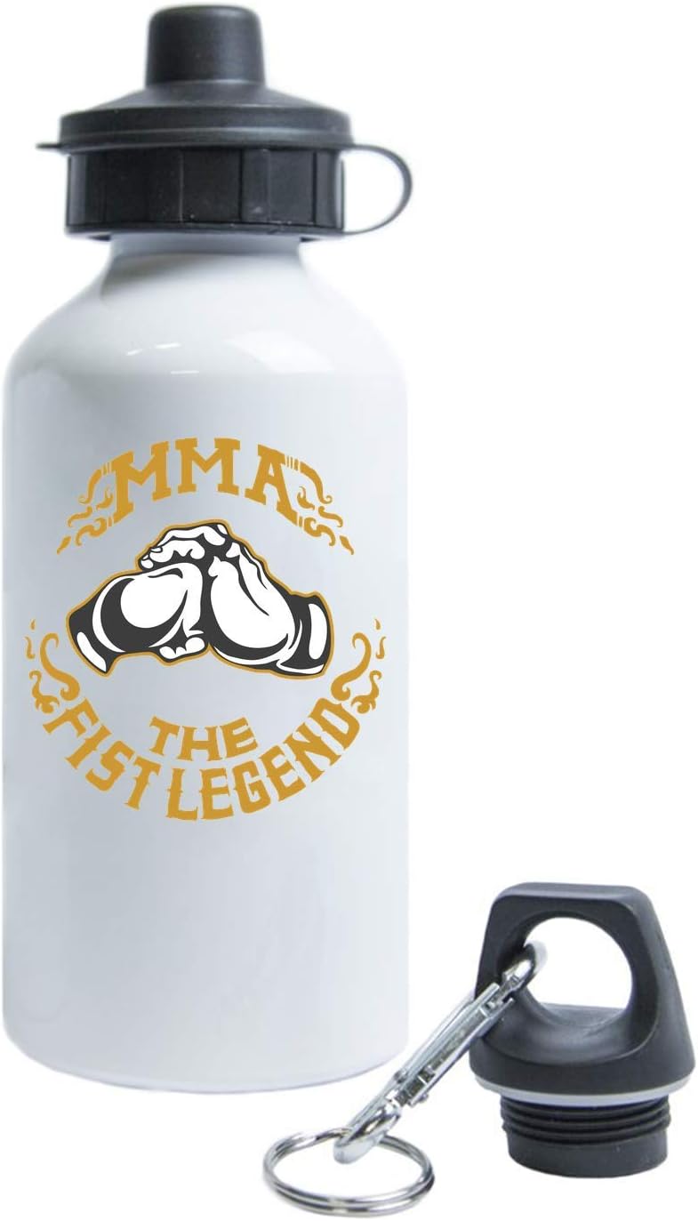 MMA The Fist Legend Martial Arts Fighter Tourist Water Bottle Flask ...