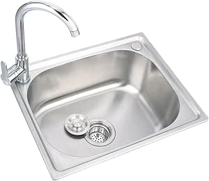 Amazon.co.jp: Stainless Steel Sink,Kitchen Sink,Built-In Sink,Stainless ...