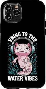 Axolotl Case for iPhone 11 Pro Mexican Tail Lurch Headphones Vibes with ...