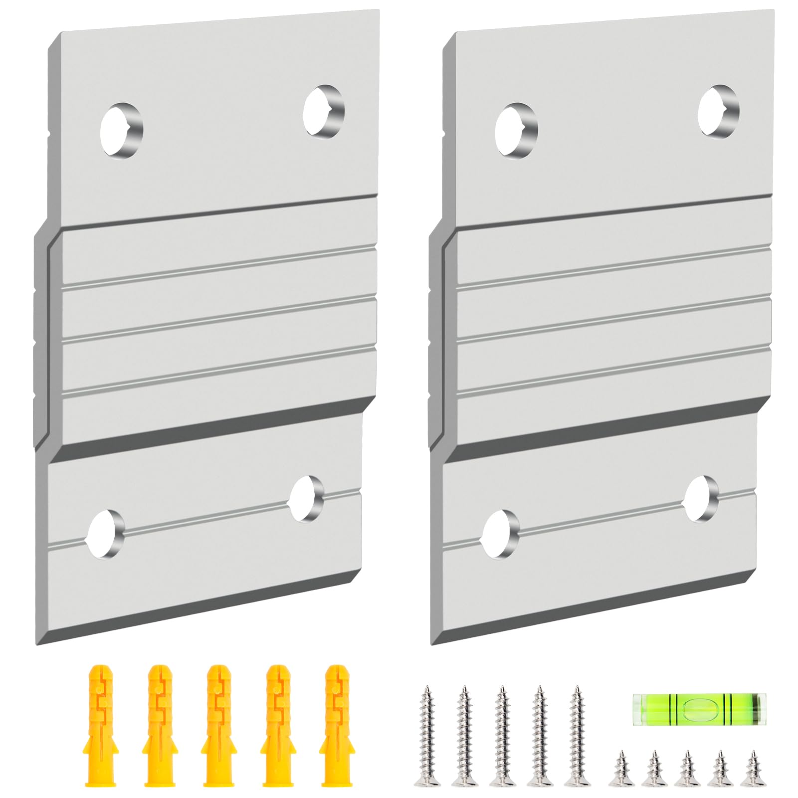Snapklik.com : 2 Pairs 2&4&6&12in French Cleat Picture Hanger, Luxiv ...
