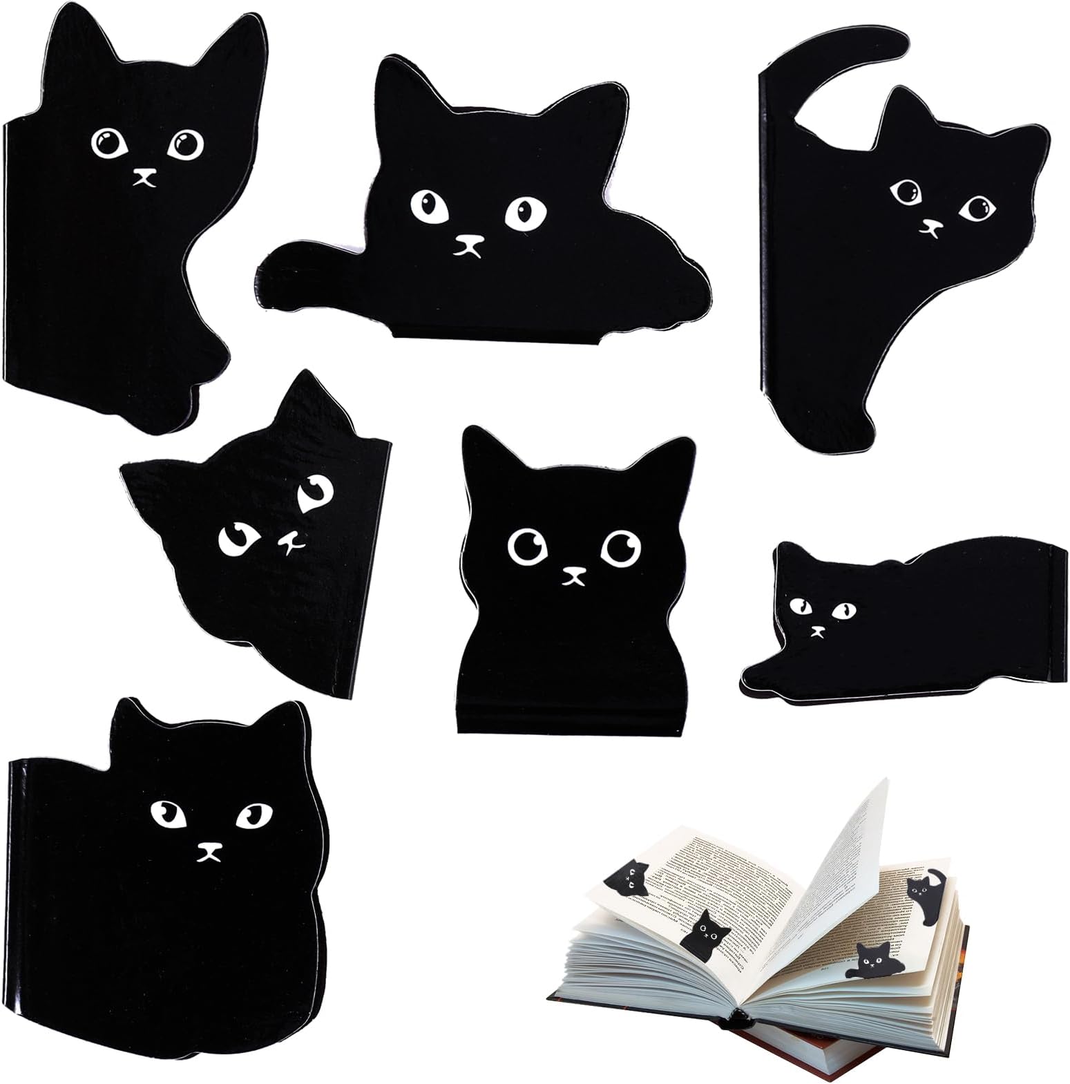 Amazon.com: simarro Magnetic Bookmarks, 6/7 Pieces Assorted Cute ...