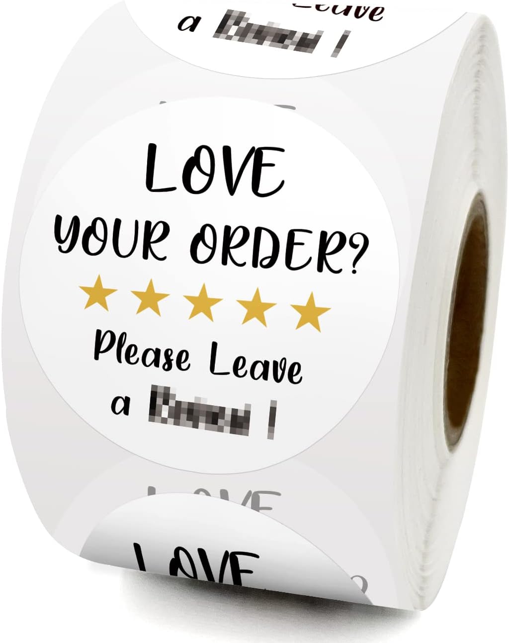 Amazon.com: Love Your Order Please Leave Us a Review Stickers,Small ...