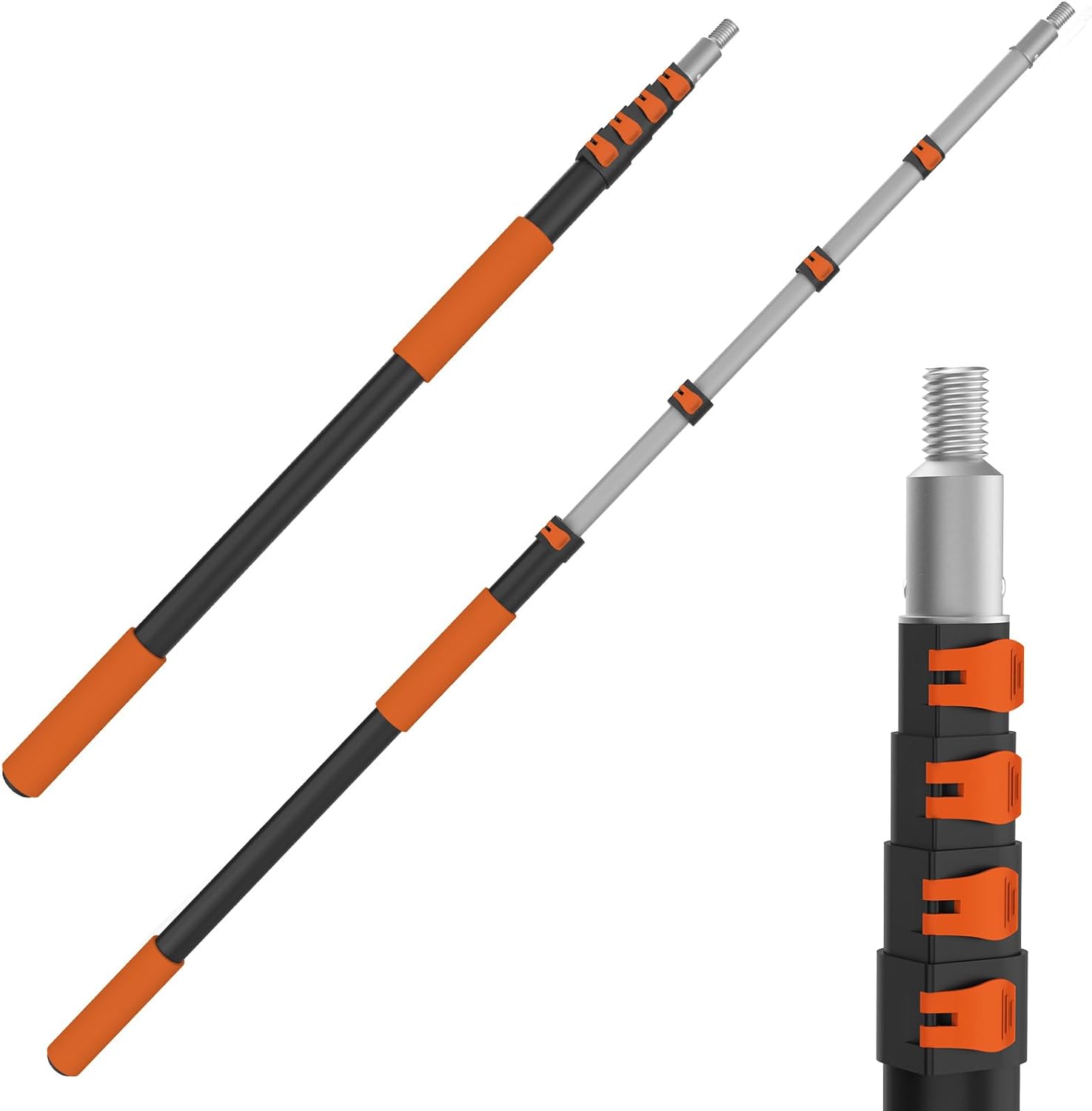 Amazon.com: AgiiMan 26FT Reach Telescoping Pole - 5 to 20FT Extension ...