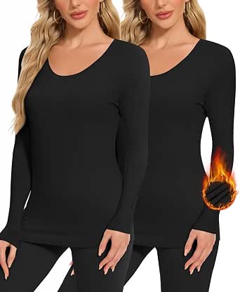 BESTENA Long Sleeve Undershirt for Women at Amazon Women’s Clothing store
