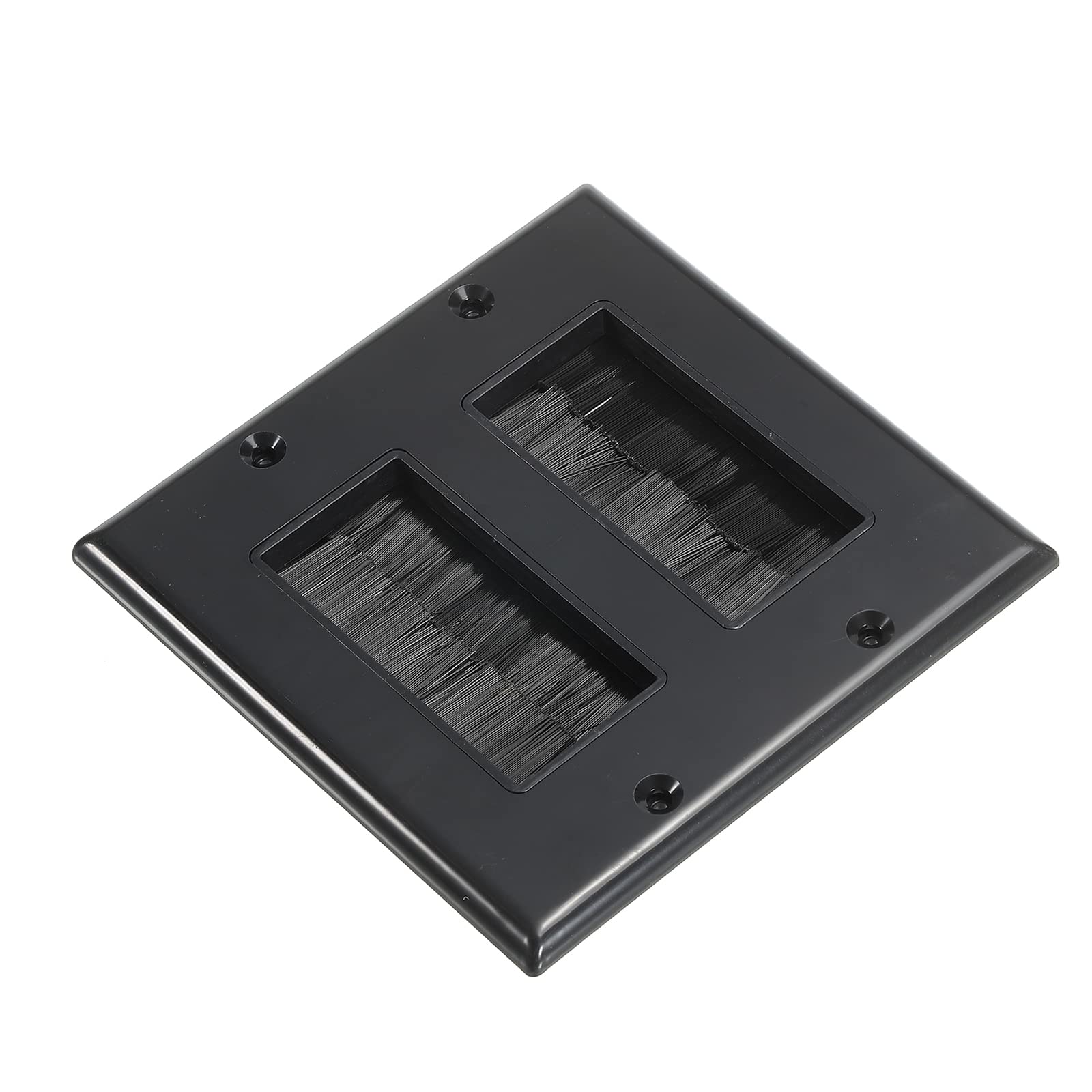 Bjc Iris Kwobile 2X Placa De Pared Con Cepillo - Set De Pasacables Para ...