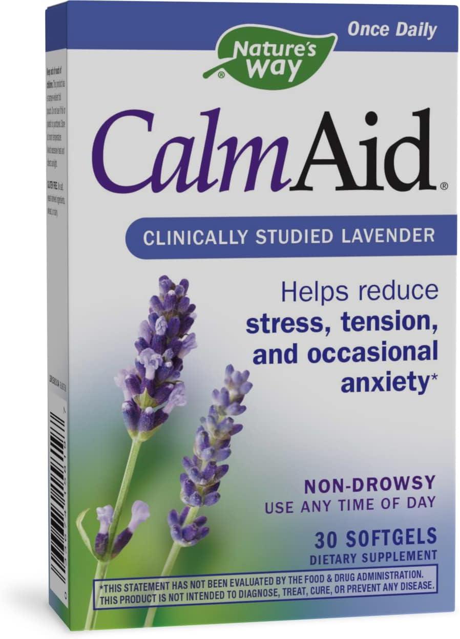 Amazon.com: Nature's Way CalmAid, Non-Drowsy, Clinically Studied ...