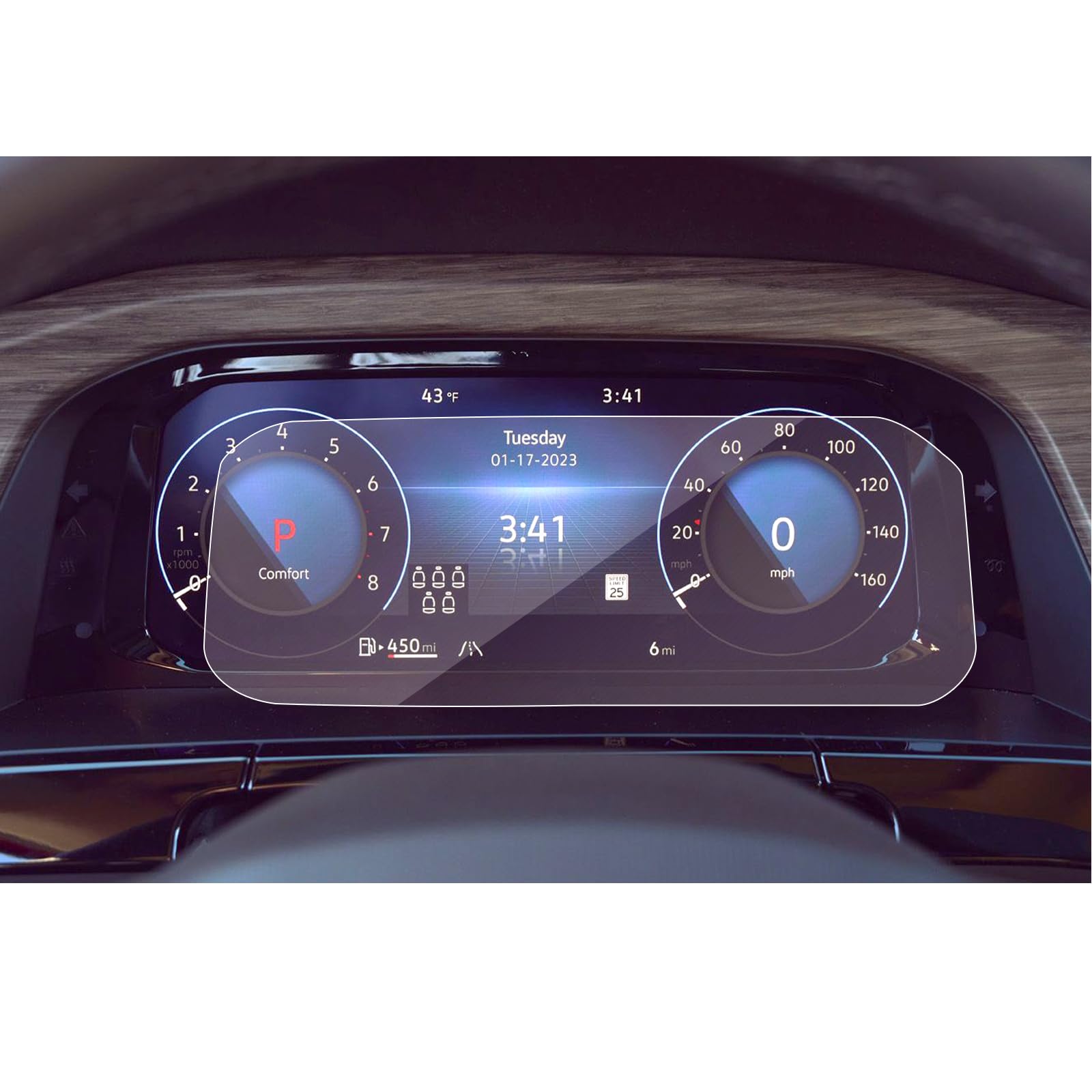 Amazon.com: SXCY Glass Protector Fit for 2024 VW Atlas 10.2 Inch LCD ...