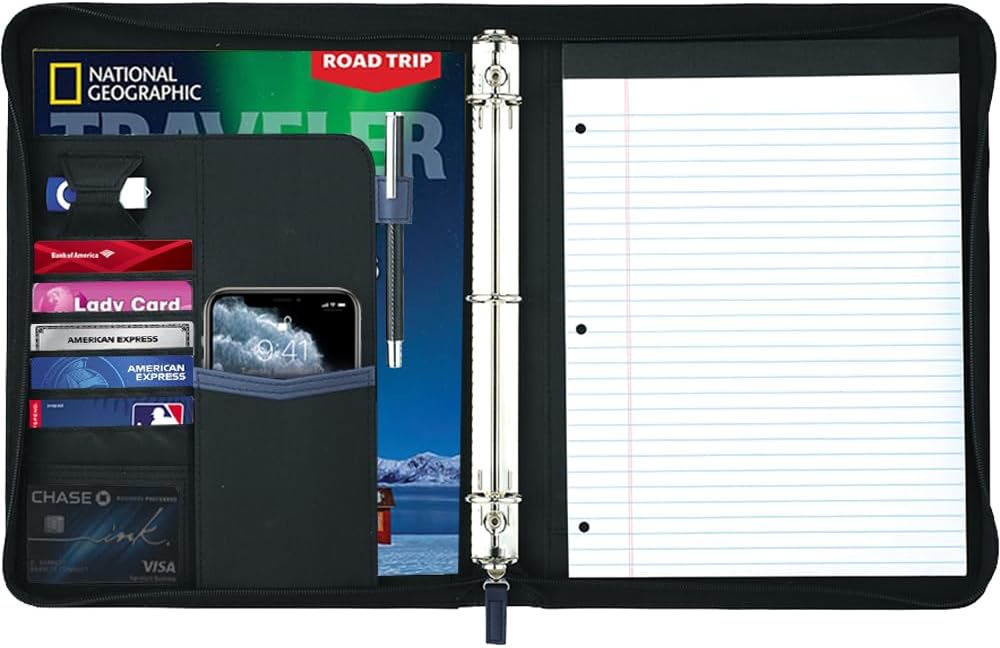 Amazon.com : Konper Business/Resume Portfolio Folder Binder, Padfolio ...