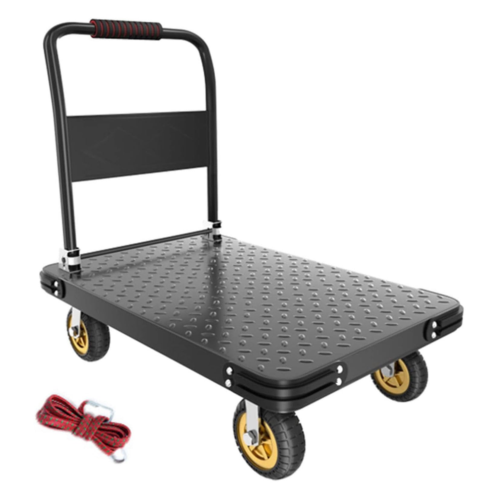 Carrito de Plataforma para Camión,45*70*80CM Carro de Plataforma Plegable con Ruedas Giratorias ...