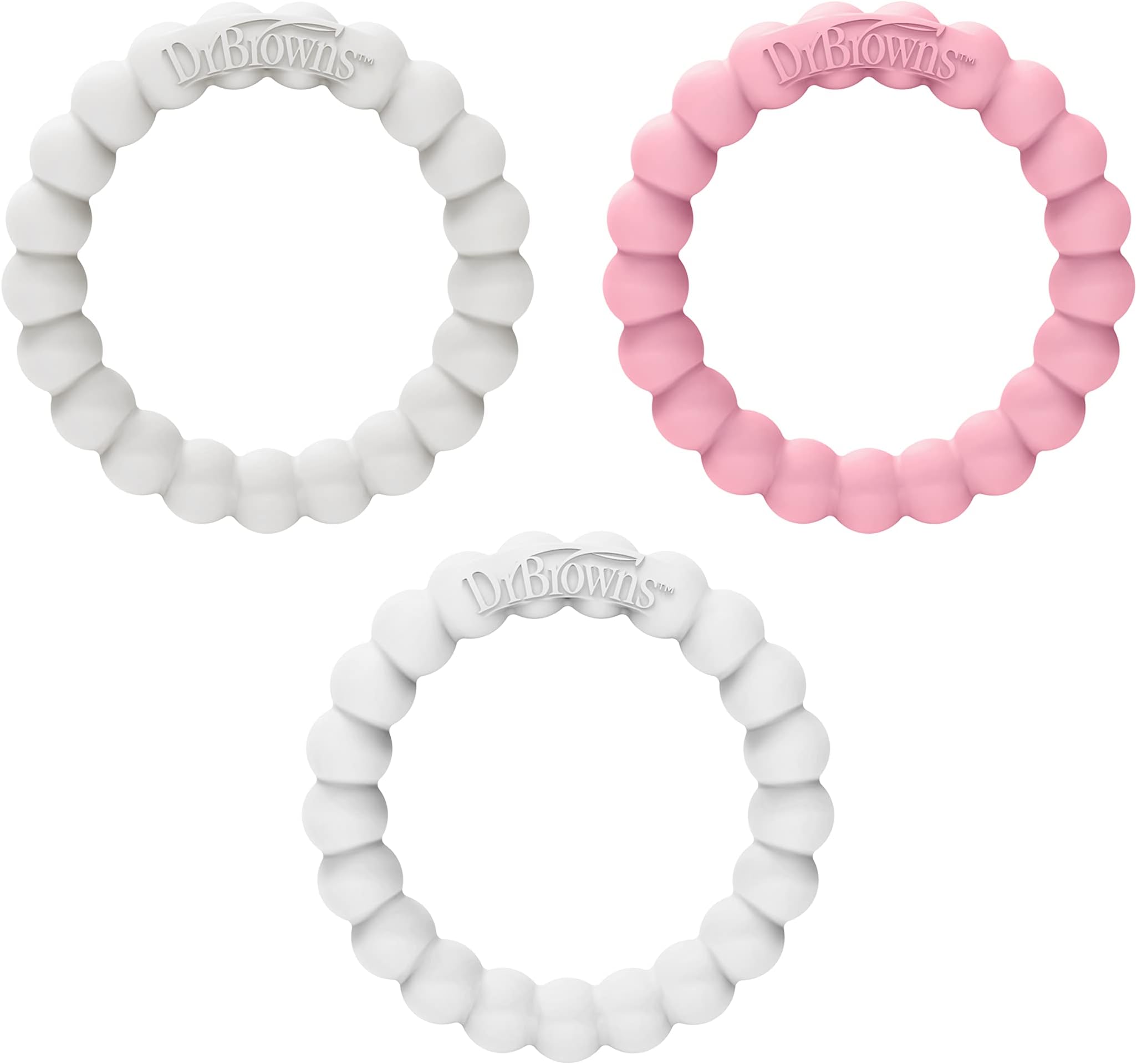 Amazon.com : Nuby Natural Wood & Silicone Teether Ring: 3 M+, Elephant ...