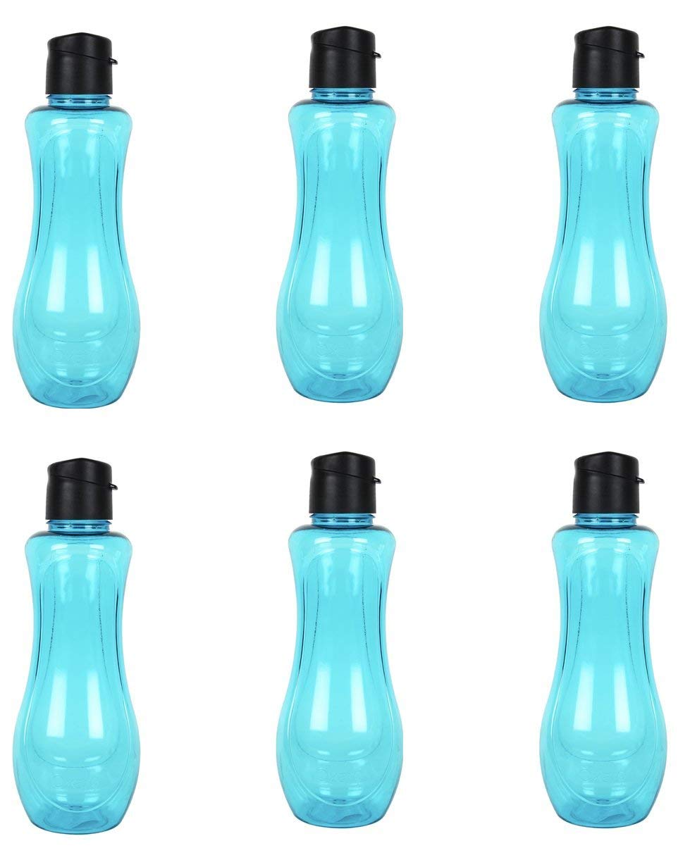 Oxaro Royal Fridge Water Bottle, Set of 6, 1L (Blue) : Amazon.in: Home ...