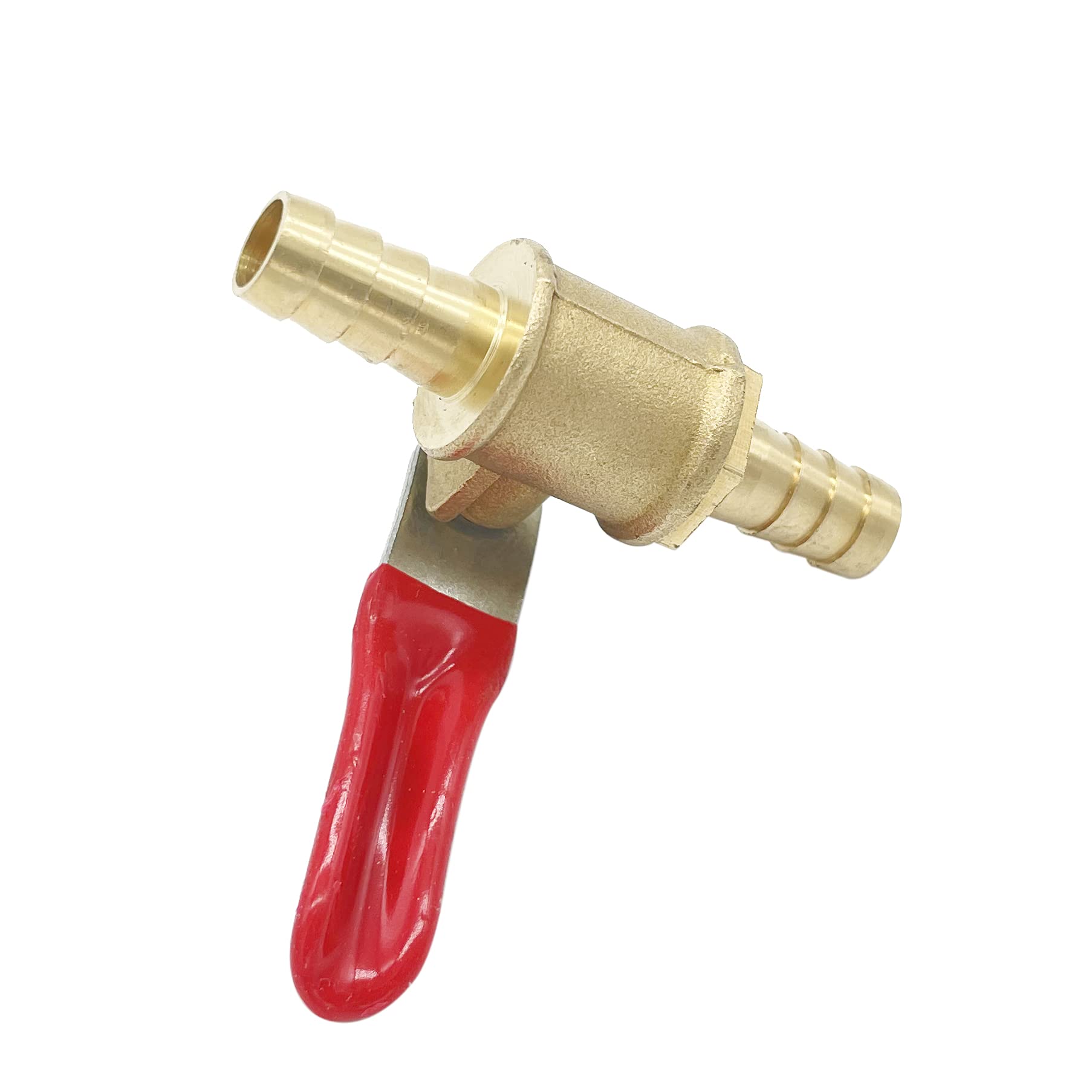 Snapklik.com : Metaland Brass 3/8" Barb Valve 2 Way Shut-Off Valve For ...
