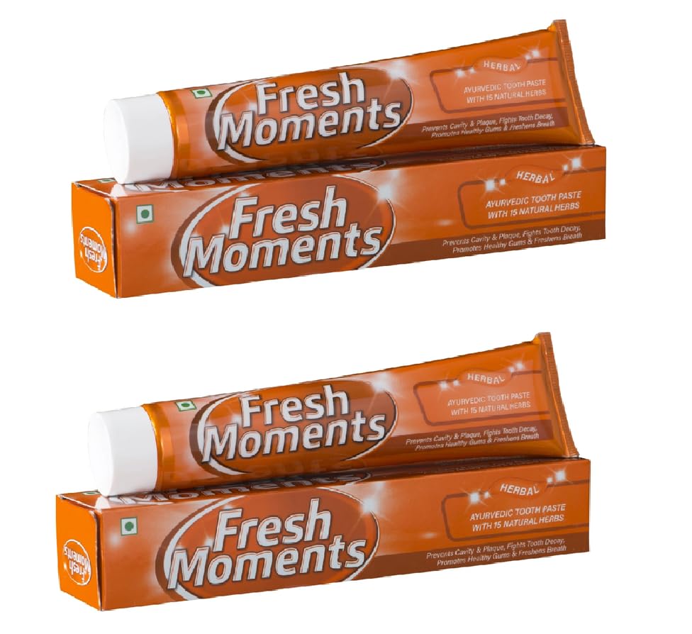 Buy Modicare Fresh Moments Herbal Ayurvedic Toothpaste-100g (Pack of 2 ...