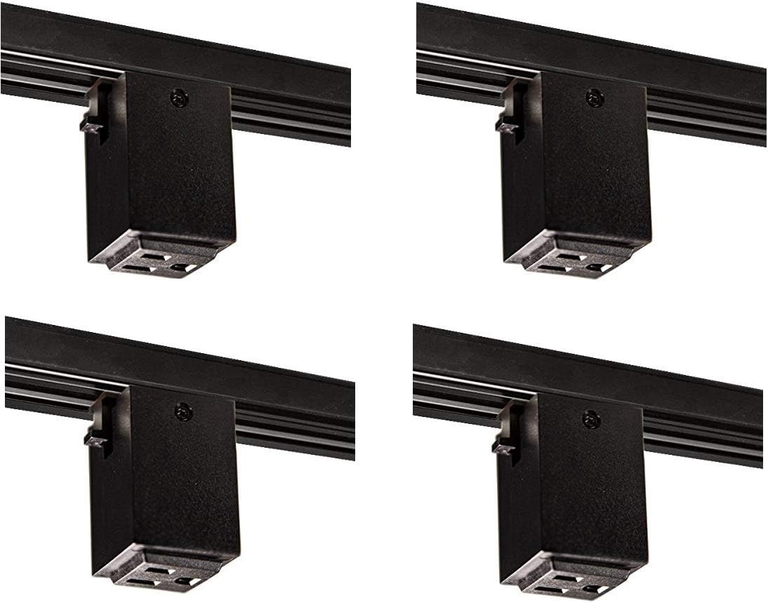 Nora Lighting NT-327B Outlet Adapter Track Accessory (4 Pack) - Amazon.com