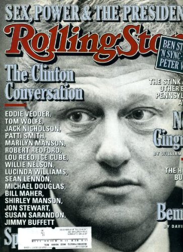 Rolling Stone November 12 1998 #799 Bill Clinton Cover and Interview ...