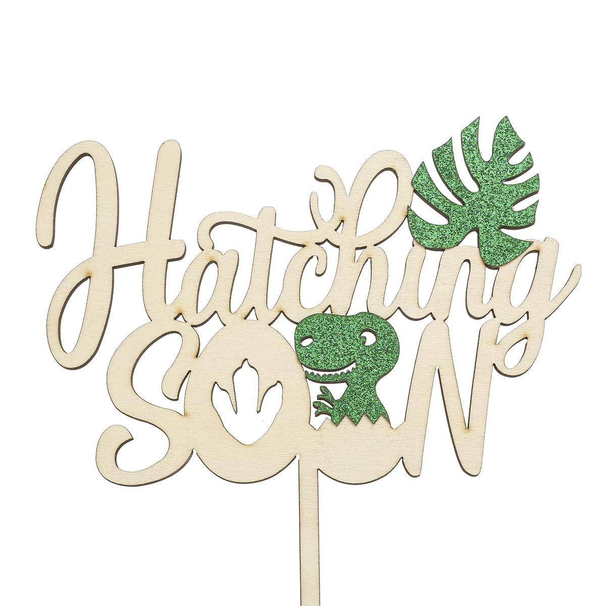 Snapklik.com : Wood Hatching Soon Birthday Cake Toppers Hatching Soon ...