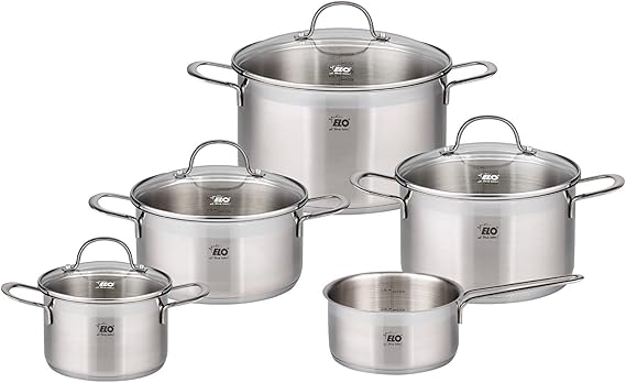 Amazon.com: ELO Cookware 44905, Nine-Piece Set: Home & Kitchen
