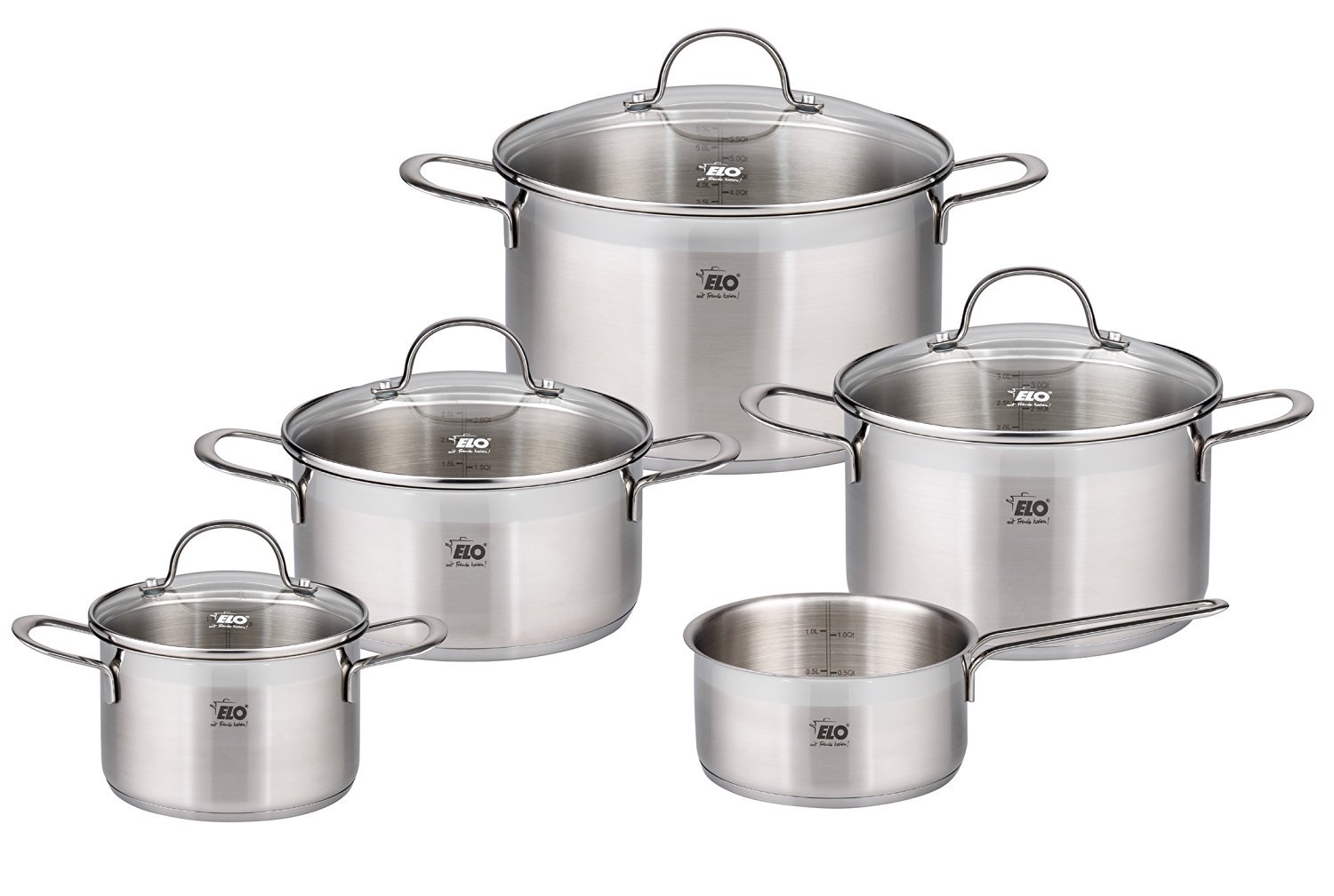 Amazon.com: ELO Cookware 44905, Nine-Piece Set: Home & Kitchen
