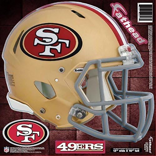 Amazon | NFL Fathead Helmet + Logo + Sign Set of 3 Official NFL Vinyl ...