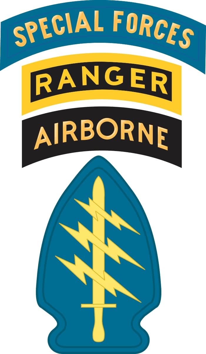 Amazon.com: Special Forces Ranger Airborne Decal 3.5 Inch - US Army ...