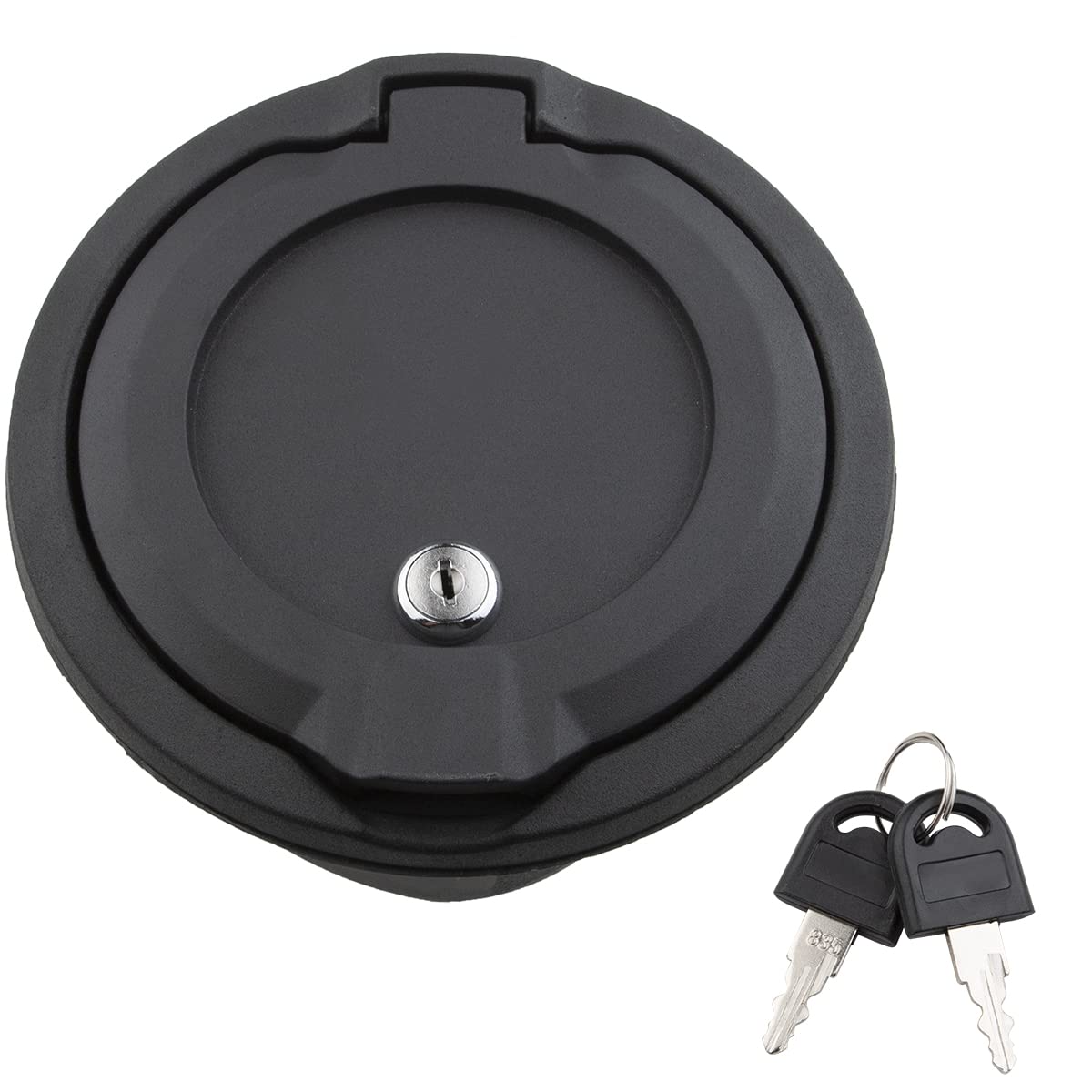 Buy Locking Fuel Tank Door, Lock Tank Filler Cap Cover Fits Jeep ...
