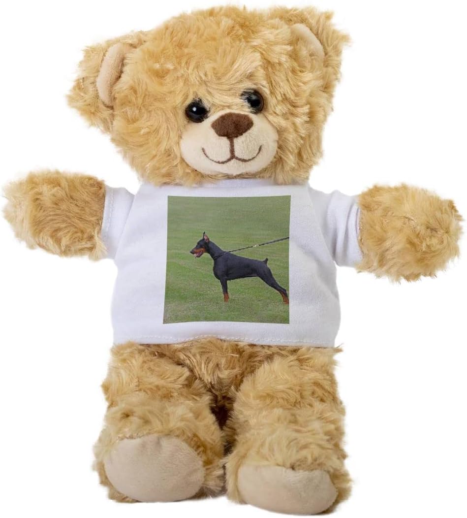 Amazon.com: DogsMakeMeHappy Doberman Pinscher Teddy Bear, Doberman Gift ...