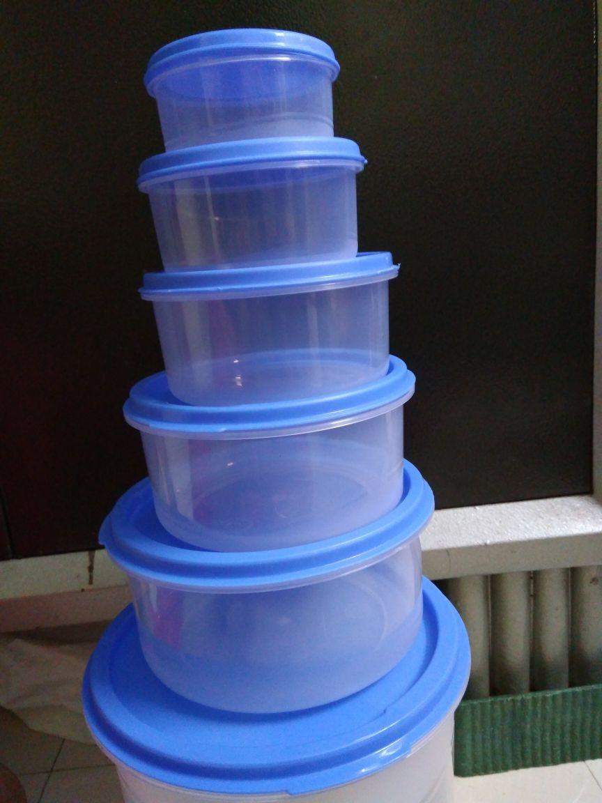 Princeware SF Package Container Set of 10 Pcs | Blue Color | BPA Free ...