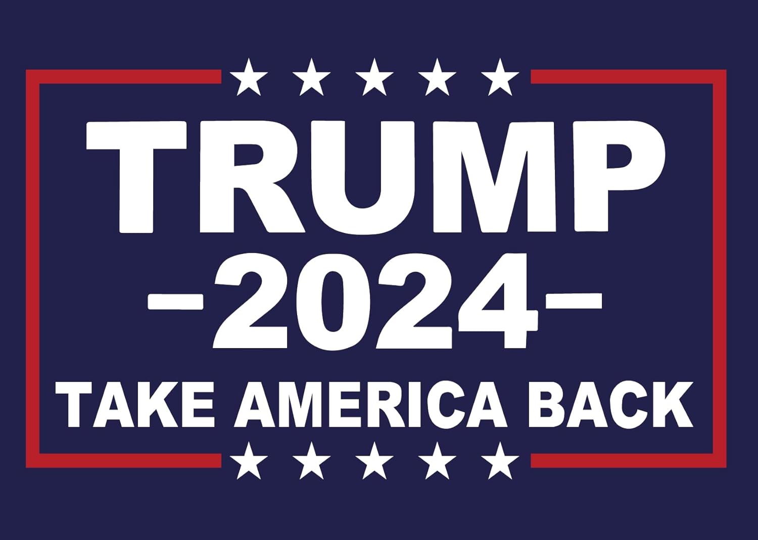 Amazon.com : Vrogadso Pro Trump 2024 Yard Sign Trum Take America Back ...