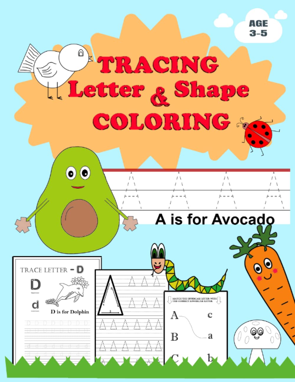 Buy Tracing Letter & Shape: Tracing Letter and Shape book for 3-5 year ...