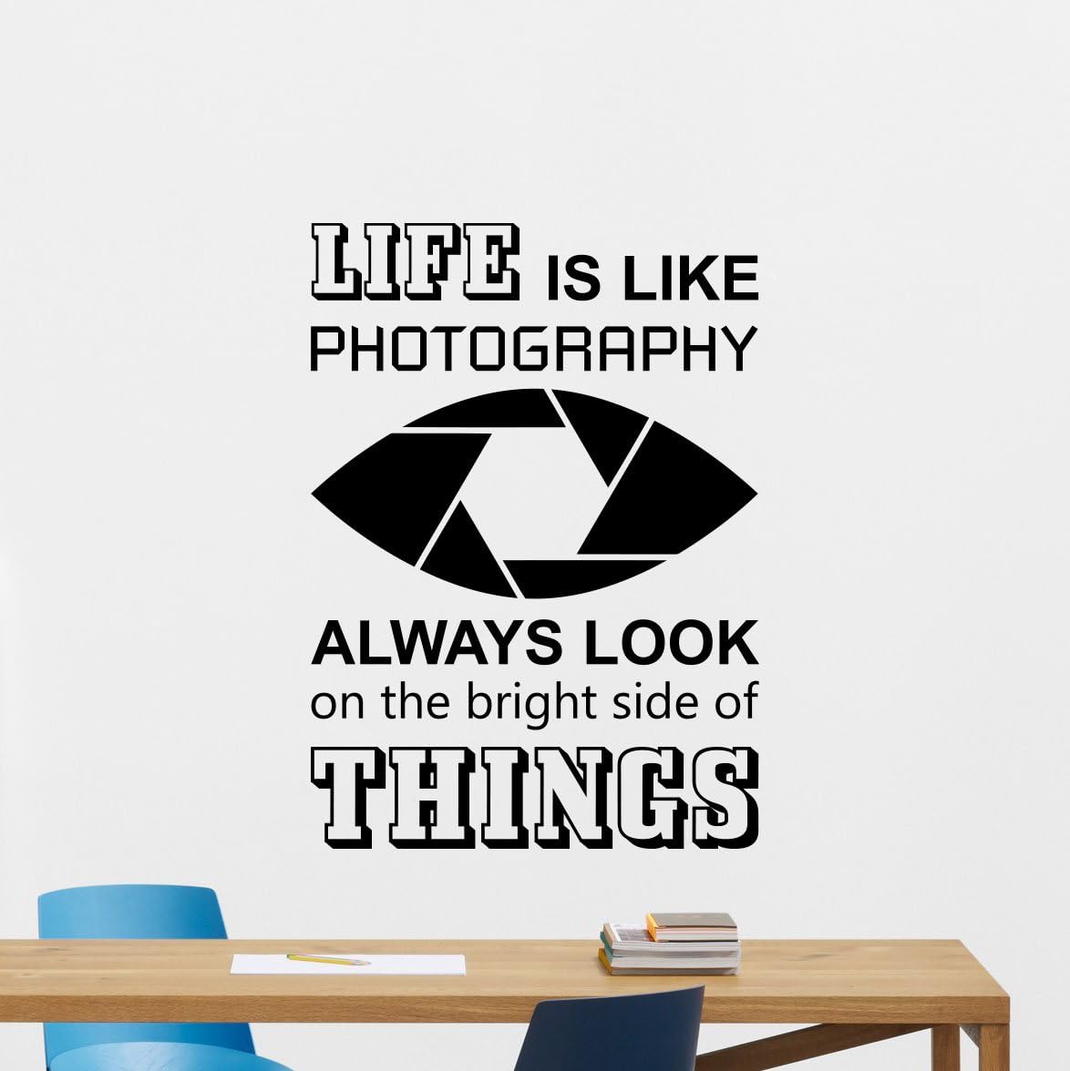 Life is Like Photography Wall Decal Camera Photo Studio Photographer ...
