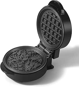 Mini Waffles Maker, Small Snowflake Waffle Irons Non-stick, Breakfast ...